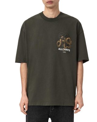 Click here for Allsaints Reticulate Cotton Short Sleeve Tee prices