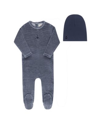 Click here for Elys & Co. Unisex Velour Stripe Collection Footie... prices