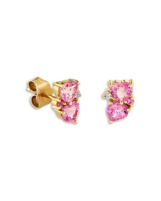 Click here for Sydney Evan 14K Yellow Gold Pink Sapphire & Diamon... prices