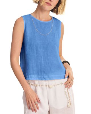 Click here for Velvet by Graham & Spencer Maxine Linen Sleeveless... prices