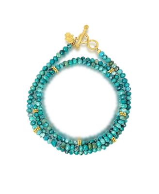 Click here for Karma and Luck Serene Mindset Turquoise Infinity W... prices