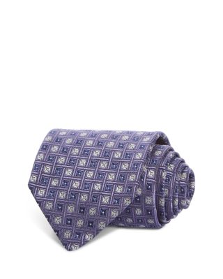 Click here for Canali Silk Classic Geometric Box Tie prices