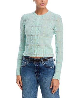 Click here for Guest in Residence Jane Cashmere Cable Knit Cardig... prices