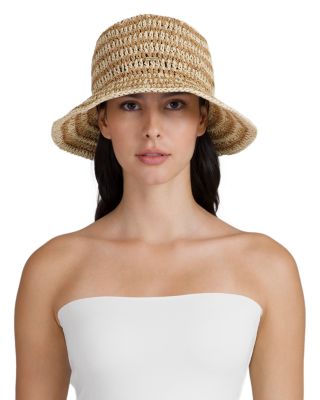 Click here for Eugenia Kim Patterned Crochet Bucket Hat prices