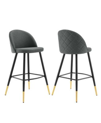 Click here for Modway Cordial Fabric Bar Stools  Set of 2 prices