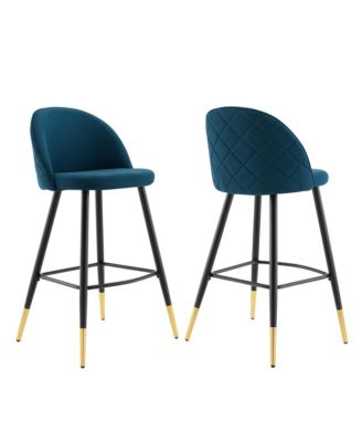 Click here for Modway Cordial Fabric Bar Stools  Set of 2 prices
