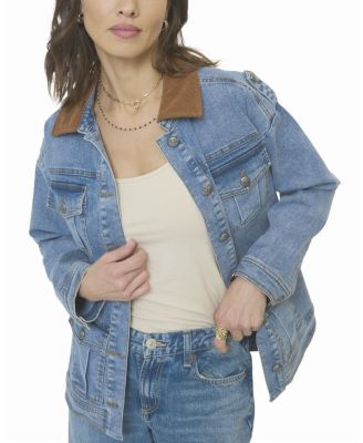 Click here for Central Park West Womens Dash Oversized Denim Jack... prices