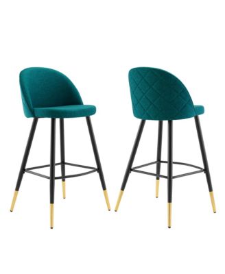 Click here for Modway Cordial Fabric Bar Stools  Set of 2 prices