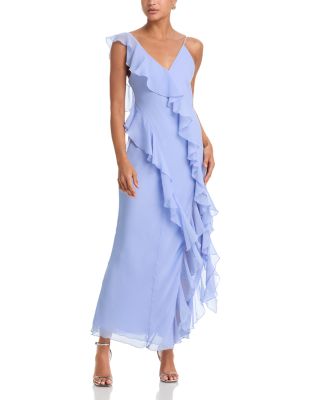 Click here for Aqua Ruffled Maxi Dress prices