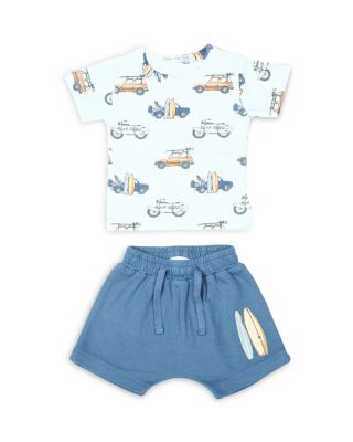 Click here for Little Mish Boys Surf Tee & French Terry Shorts Se... prices