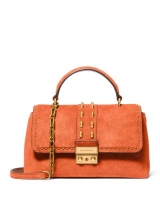 Click here for Michael Kors Tribeca Medium Suede Satchel prices