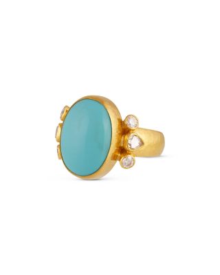 Click here for Gurhan 24K Yellow Gold Rune Turquoise & Diamond Co... prices