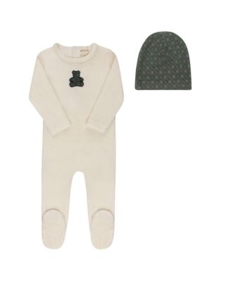 Click here for Elys & Co. Unisex Velour Plaid Bear Collection Foo... prices