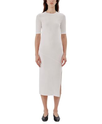 Click here for Another Tomorrow Elbow Sleeve Dress prices