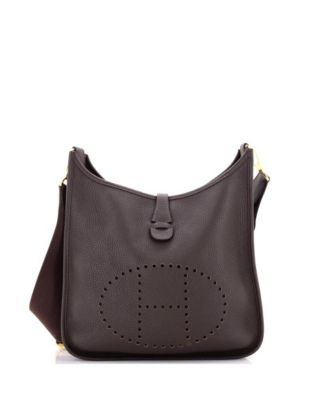 Click here for Pre-Owned HERMES Pm Evelyne Bag Gen Iii Clemence prices