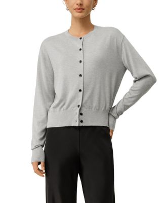 Click here for Lilysilk Round-Neck Silk Cashmere Cardigan prices