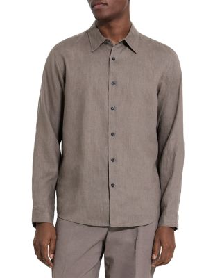 Click here for Theory Irving Shirt in Relaxed Linen prices