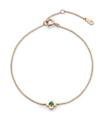 Click here for Ana Luisa Solid Yellow Gold Mini Flower Bracelet prices
