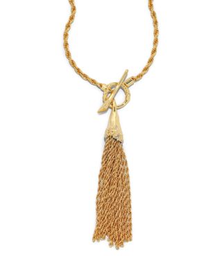 Click here for Alexis Bittar Brut Tassel Pendant Necklace  32 prices
