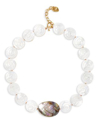 Click here for Chan Luu Abalone & Mother Of Pearl Collar Necklace... prices