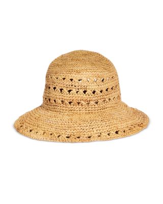 Click here for Loevenich Embroidered Flower Straw Hat prices