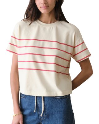 Click here for Marine Layer Cloud 9 Jersey Crewneck Tee prices