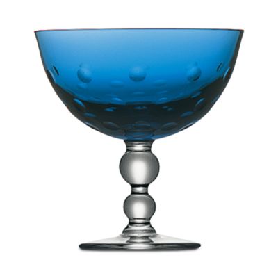 Click here for Saint Louis Bubbles Sky Blue Footed Cup prices