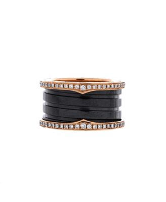 Click here for Pre-Owned Bvlgari B. Zero1 Three Band Ring 18K Ros... prices