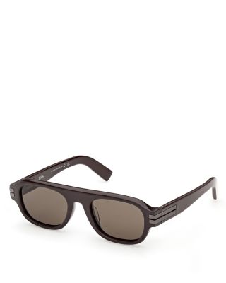 Click here for Zegna Rectangular Sunglasses  52mm prices