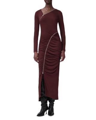 Click here for Allsaints Elsie Zipper Maxi Dress prices