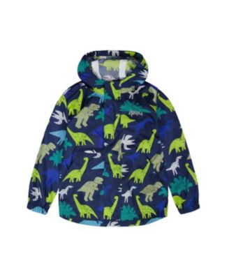 Click here for Deux par Deux Boys Packable Dinosaur Windbreaker -... prices