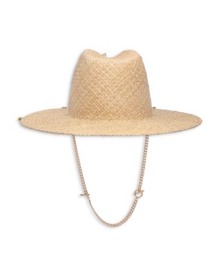 Click here for Ruslan Baginskiy Chain Strap Straw Fedora prices