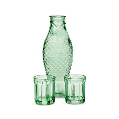 Click here for Serax Fish Carafe and Two Tumbler Glass Set prices