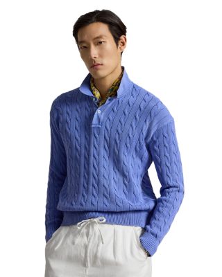 Click here for Polo Ralph Lauren Relaxed Fit Cable Knit Cotton Sw... prices