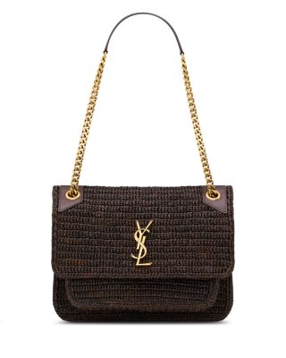 Click here for Saint Laurent Niki Medium Handbag in Raffia prices