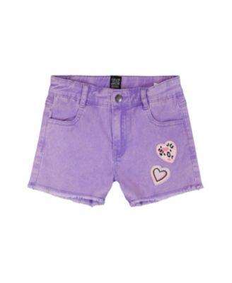 Click here for Deux par Deux Girls Heart Embroidery Denim Shorts... prices