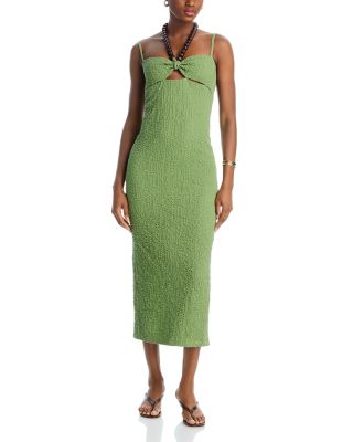 Click here for Nanushka Adelaide Beaded Halter Dress prices