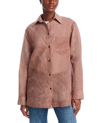 Click here for Nanushka Chaska Semi Sheer Shirt prices