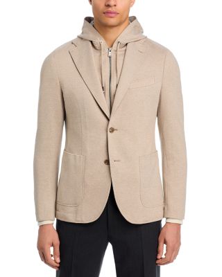 Click here for Boss Hanry Slim Fit Jersey Sport Coat with Removab... prices