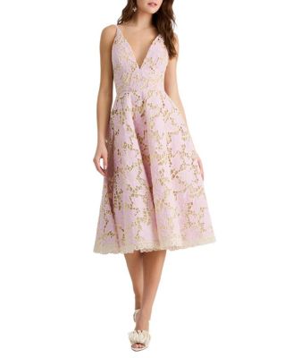 Click here for Helsi Amelia Plunging Floral Lace Embroidered Midi... prices