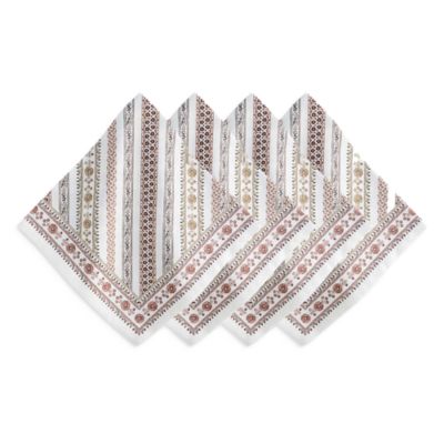 Click here for Juliska Seville Stripe Napkin  Set of 4 prices