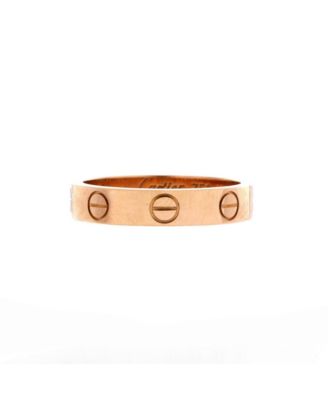 Click here for Pre-Owned Cartier Love Wedding Band Ring 18K Rose... prices