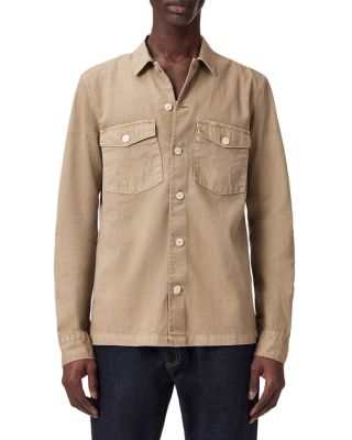 Click here for Allsaints Spotter Cotton Button Down Shirt prices