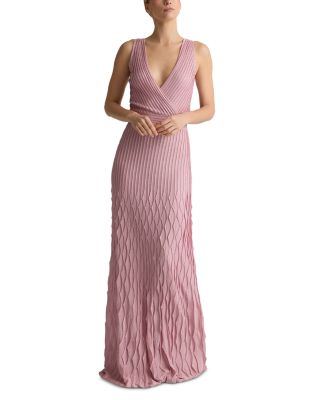 Click here for St. John Soiree Metallic Knit Gown prices