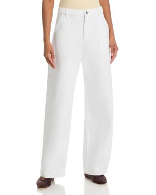 Click here for Frame The Bow Cargo Jeans in White prices