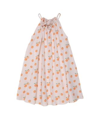 Click here for The Sunday Collective Tie Neck Dress in Clementine... prices