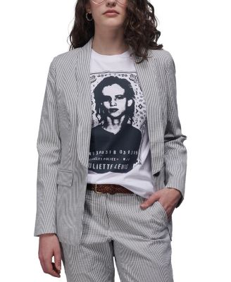 Click here for Wildfang The Empower Seersucker Tux Blazer prices