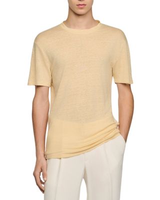 Click here for Sandro Clash Linen Tee prices