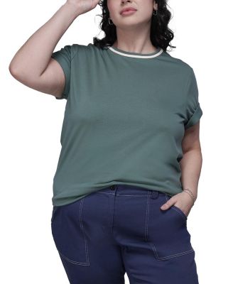 Click here for Wildfang Plus The Everyday Ringer Tee prices