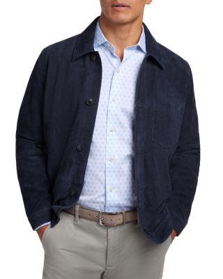 Click here for David Donahue City Suede Jacket prices